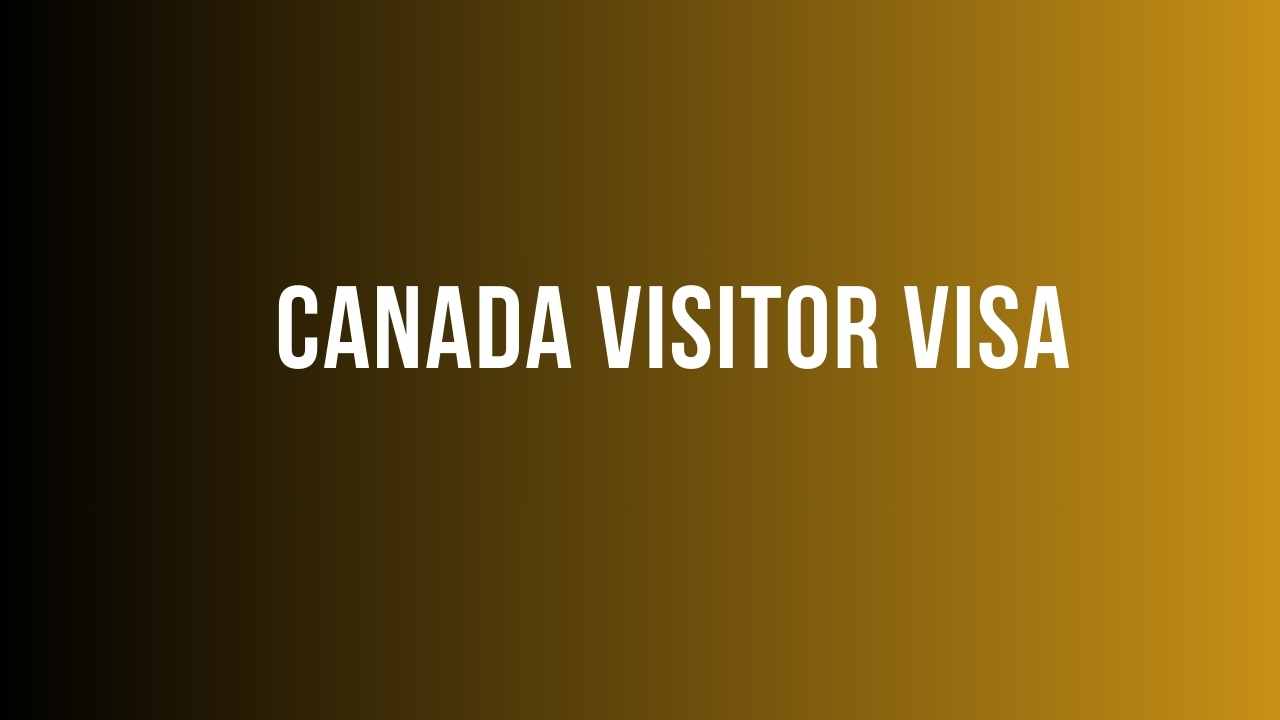 Canada Visitor Visa: Requirements, Fee and How to Apply - WLC